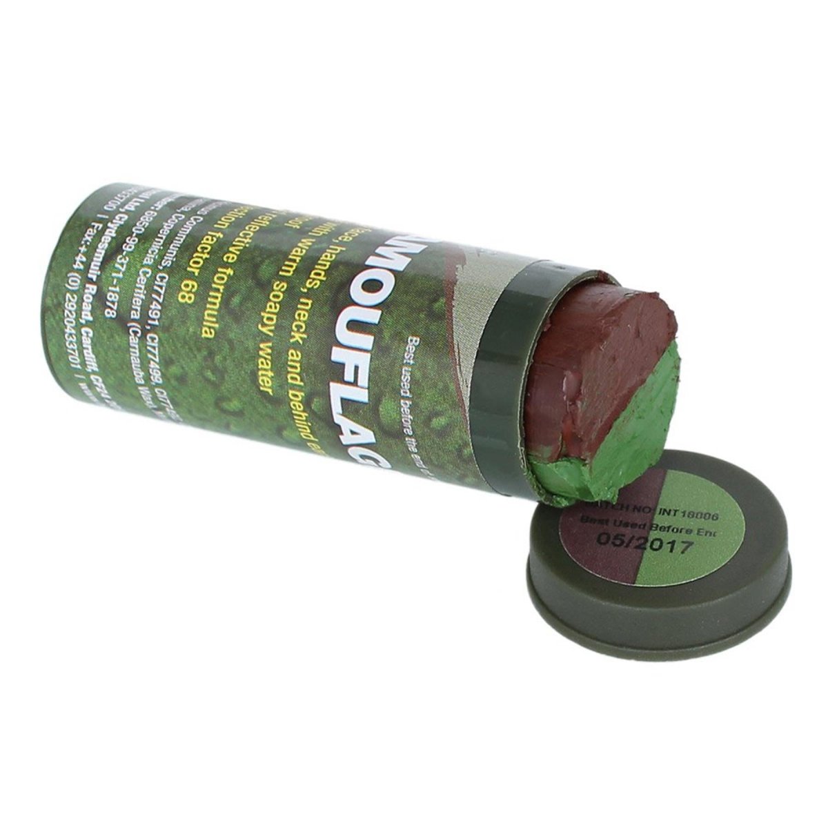 Camouflage cream stick make-up face paint tactical camo BCB Army Brown ...