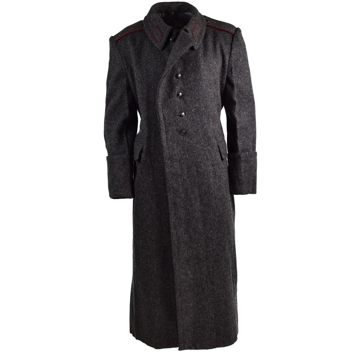 Vintage military wool overcoat Bulgarian military surplus - GoMilitar