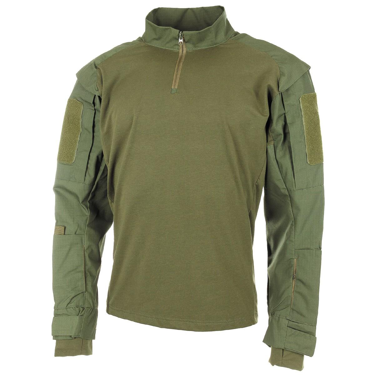 Olive combat shirts MFH Brand U.S. Military style long sleeves BDU ...