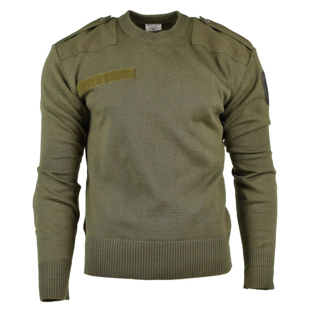 Army green sweater original Austrian pullover Jumper commando Olive OD ...