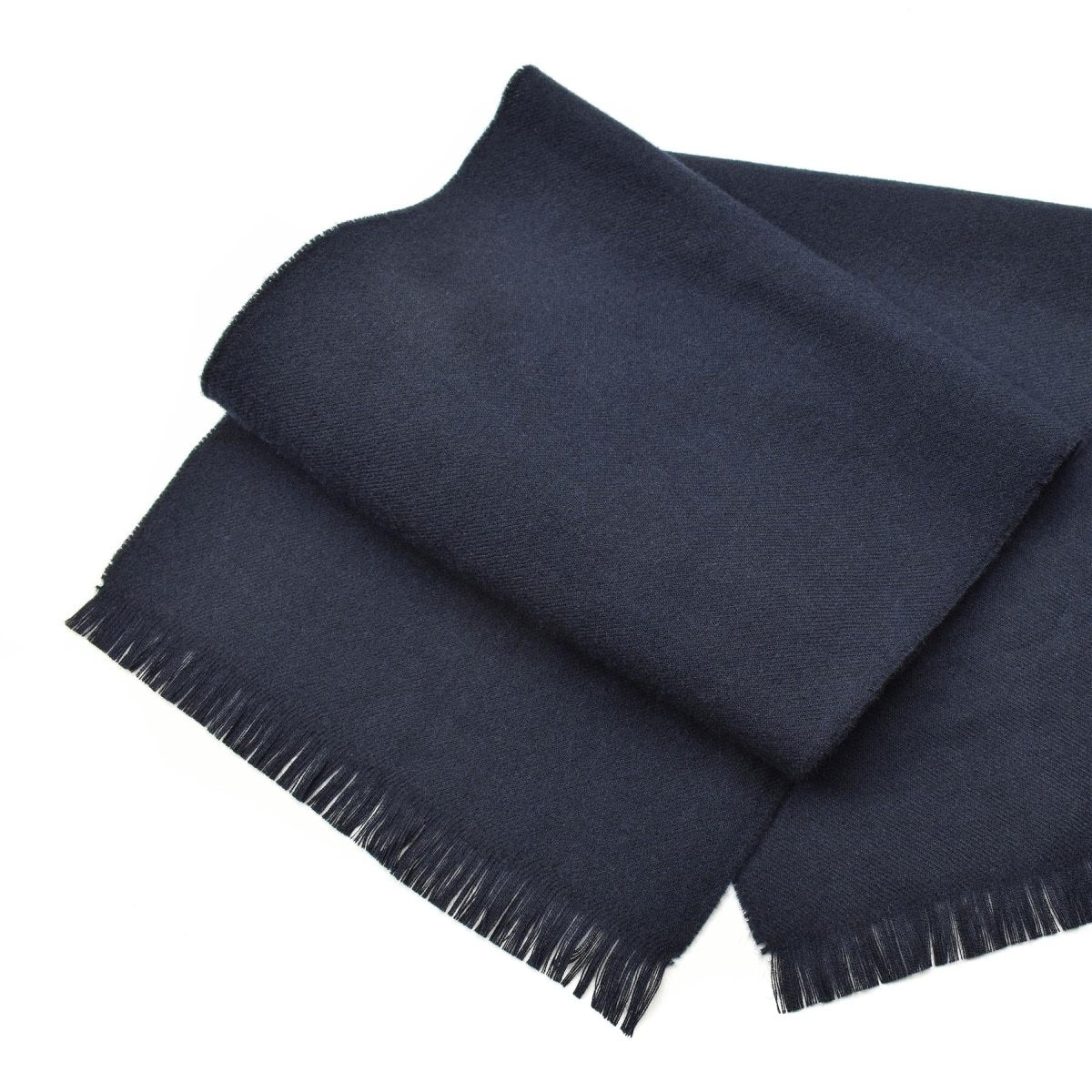 Pure wool scarf Original Czech army scarf Blue 51" length pure - GoMilitar