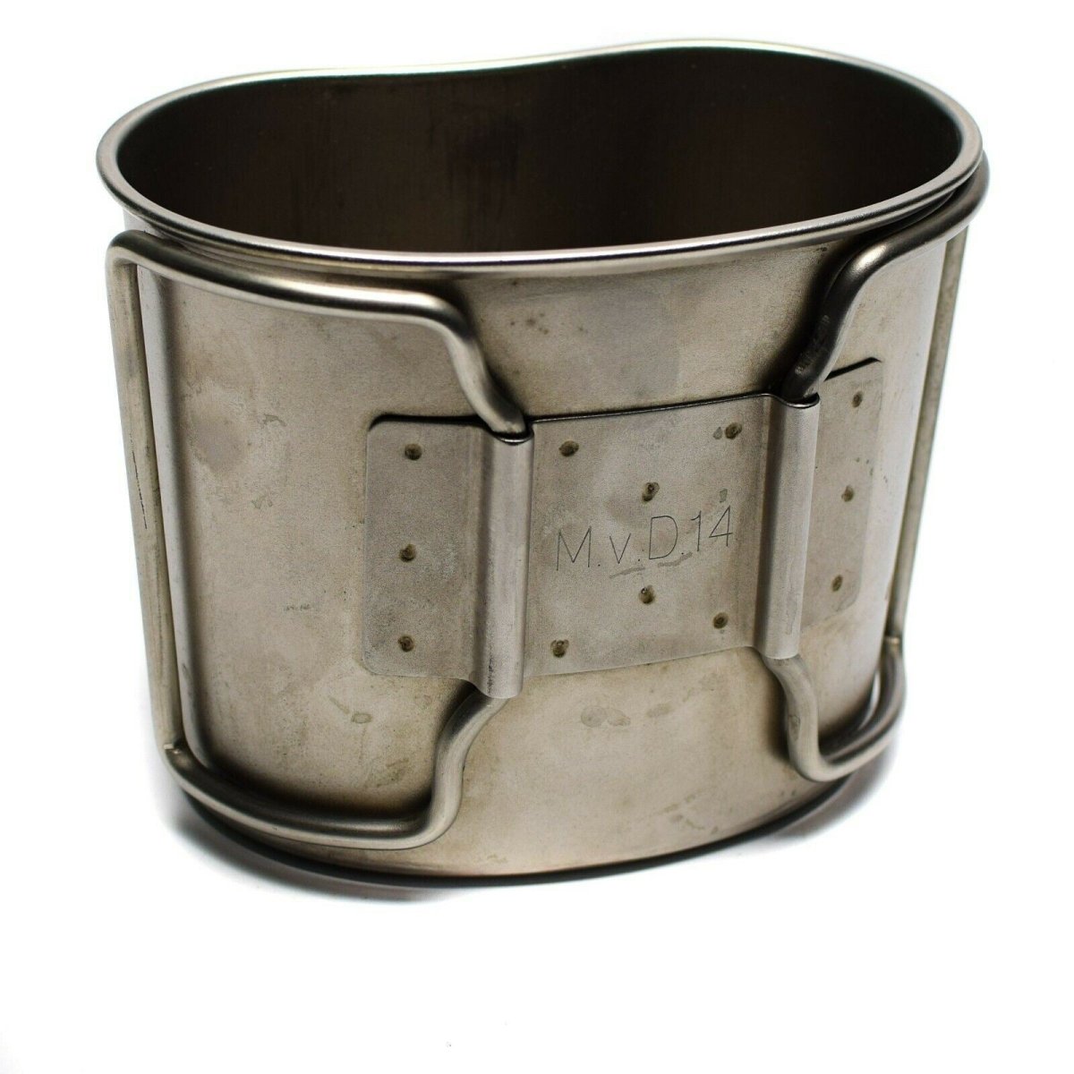 Military surplus stainless steel canteen cup Original Dutch army ...