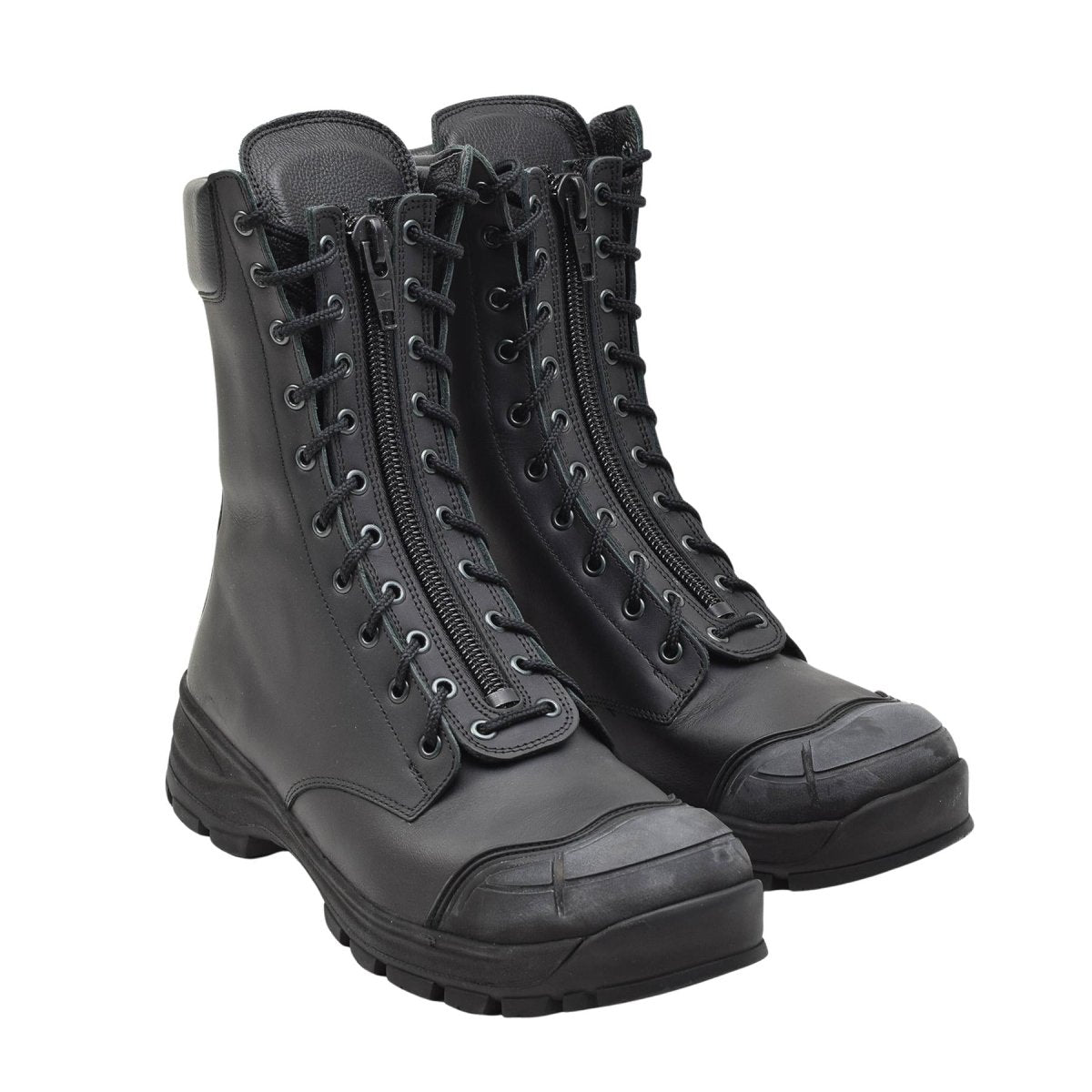 Leather black boots Original Dutch army tactical boots black leather ...