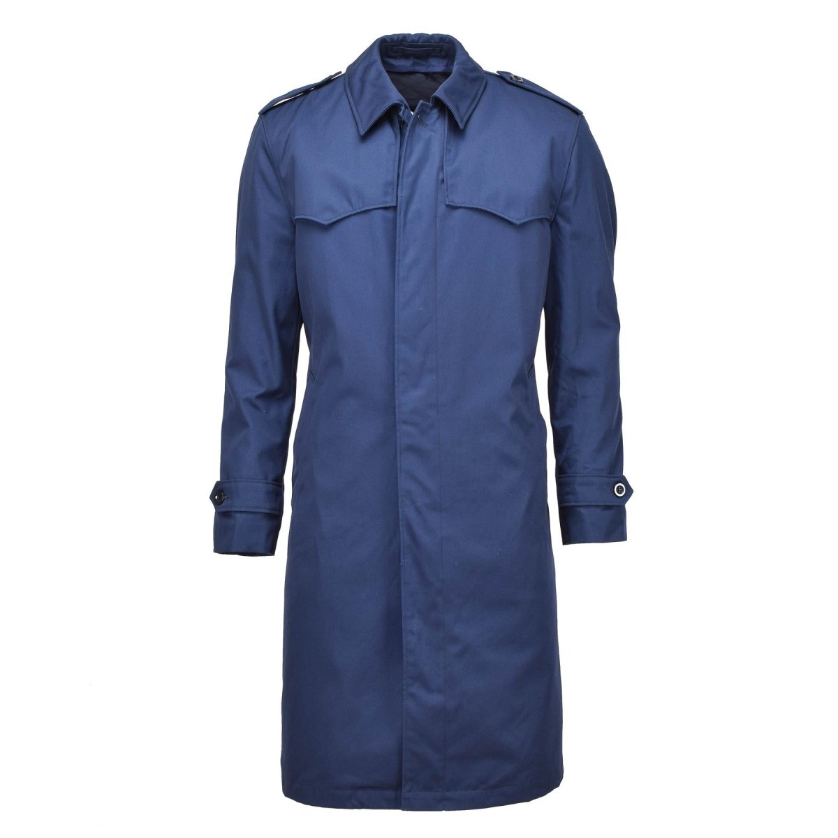 Dutch Military raincoat with liner blue trench coat army surplus