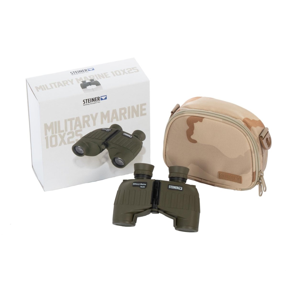 Steiner military marine 10x25 Binoculars Olive Rugged Auto Focus