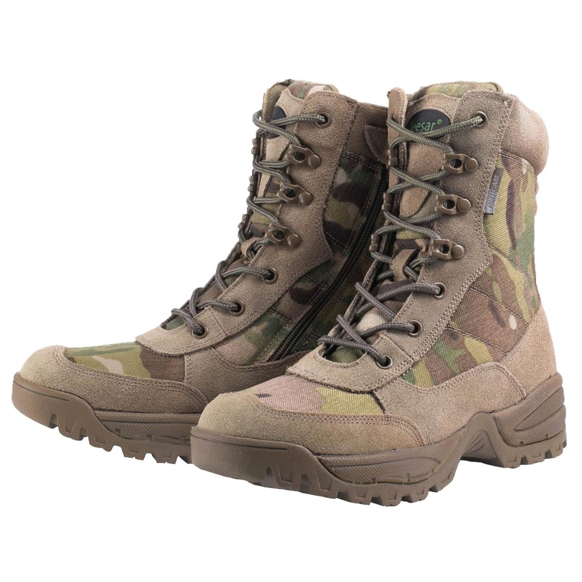 Side zip boots Teesar TACTICAL MULTICAM boots side zip hunting hiking ...